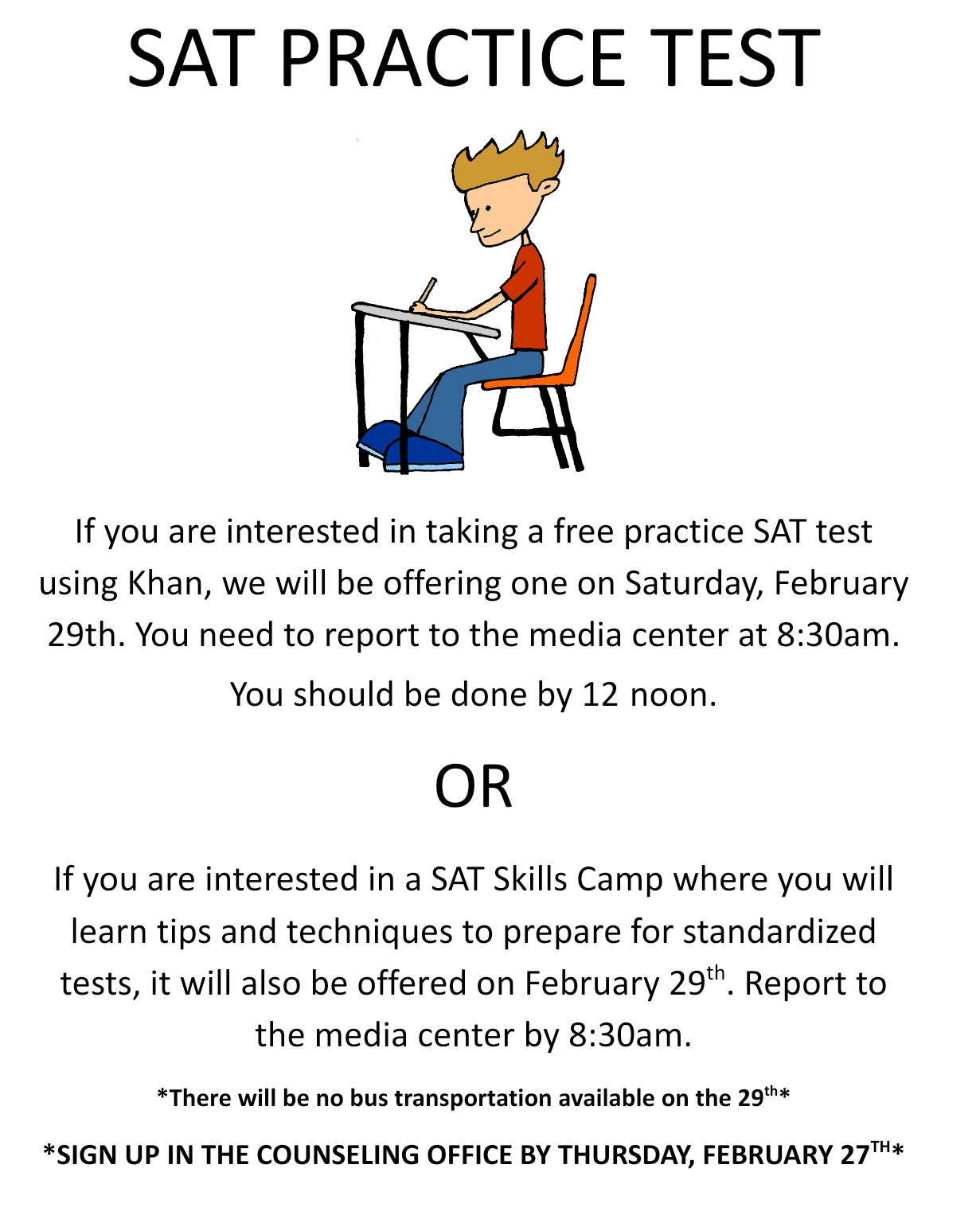 SAT PRACTICE TEST – Edsel Ford High School